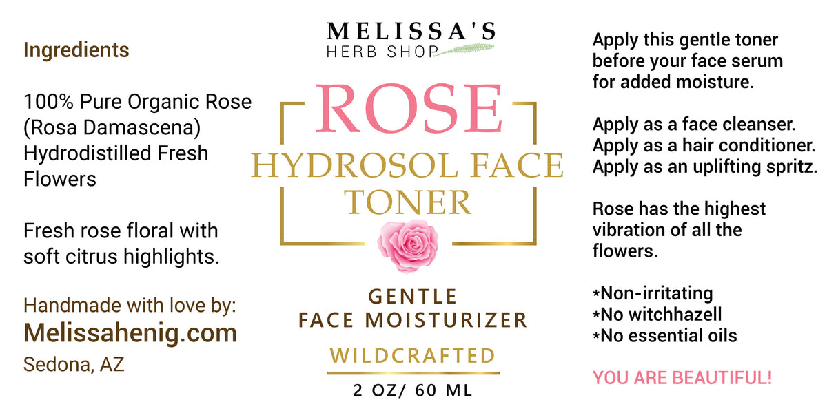 Rose Hydrosol Toner – Melissa Henig
